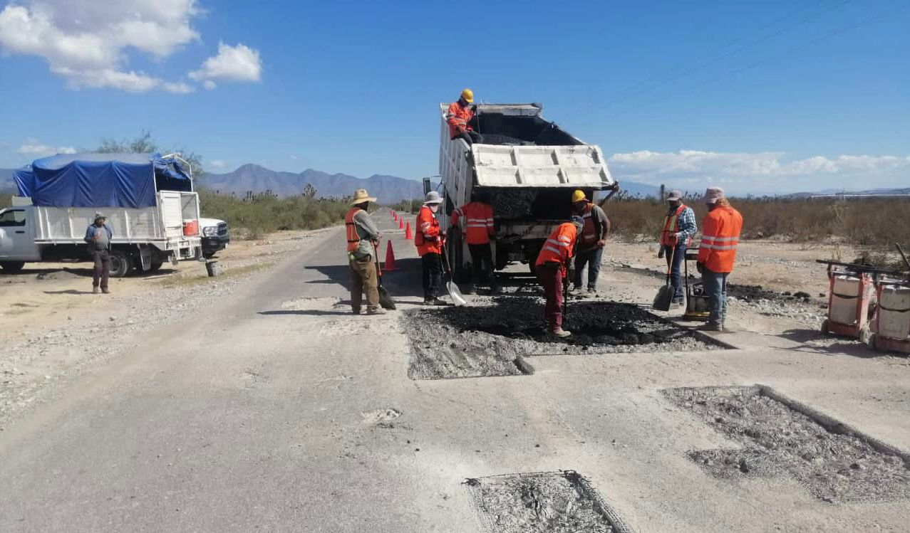 Anuncian trabajos de bacheo en carretera 10 La Ascensión-Matehuala Anuncian trabajos de bacheo en carretera 10 La Ascensión-Matehuala