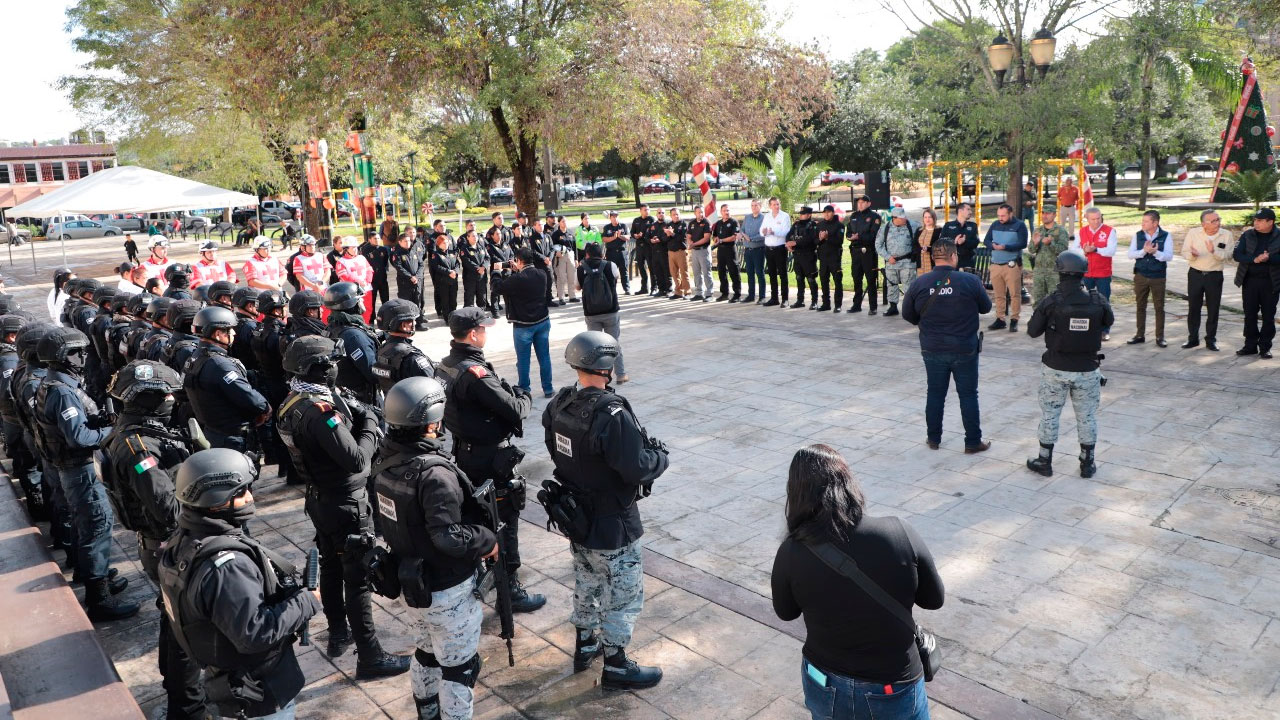 Arranque Del Operativo Conjunto “navidad Segura 2023” En Allende N L